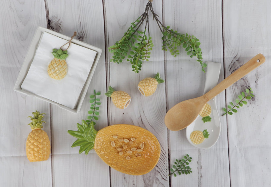 Tropical Vibes in Kitchen & Dining: Incorporating Pineapple Decor