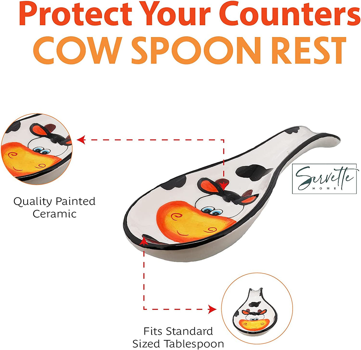 Cow Spoon Rest