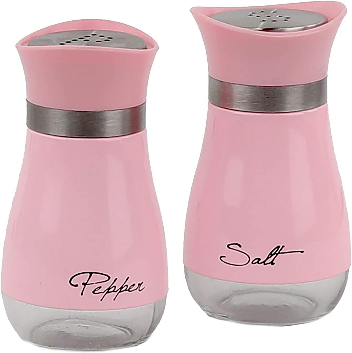 Pink Salt & Pepper Shakers - Classic Pink Salt & Pepper Shaker Set