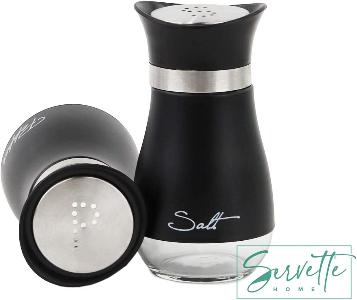 Best Black Salt & Pepper Shakers - Matte Black Salt & Pepper Shakers