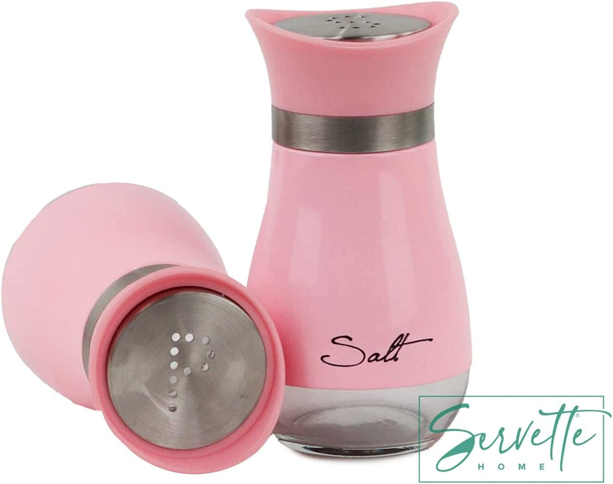 Pink Salt & Pepper Shakers - Classic Pink Salt & Pepper Shaker Set