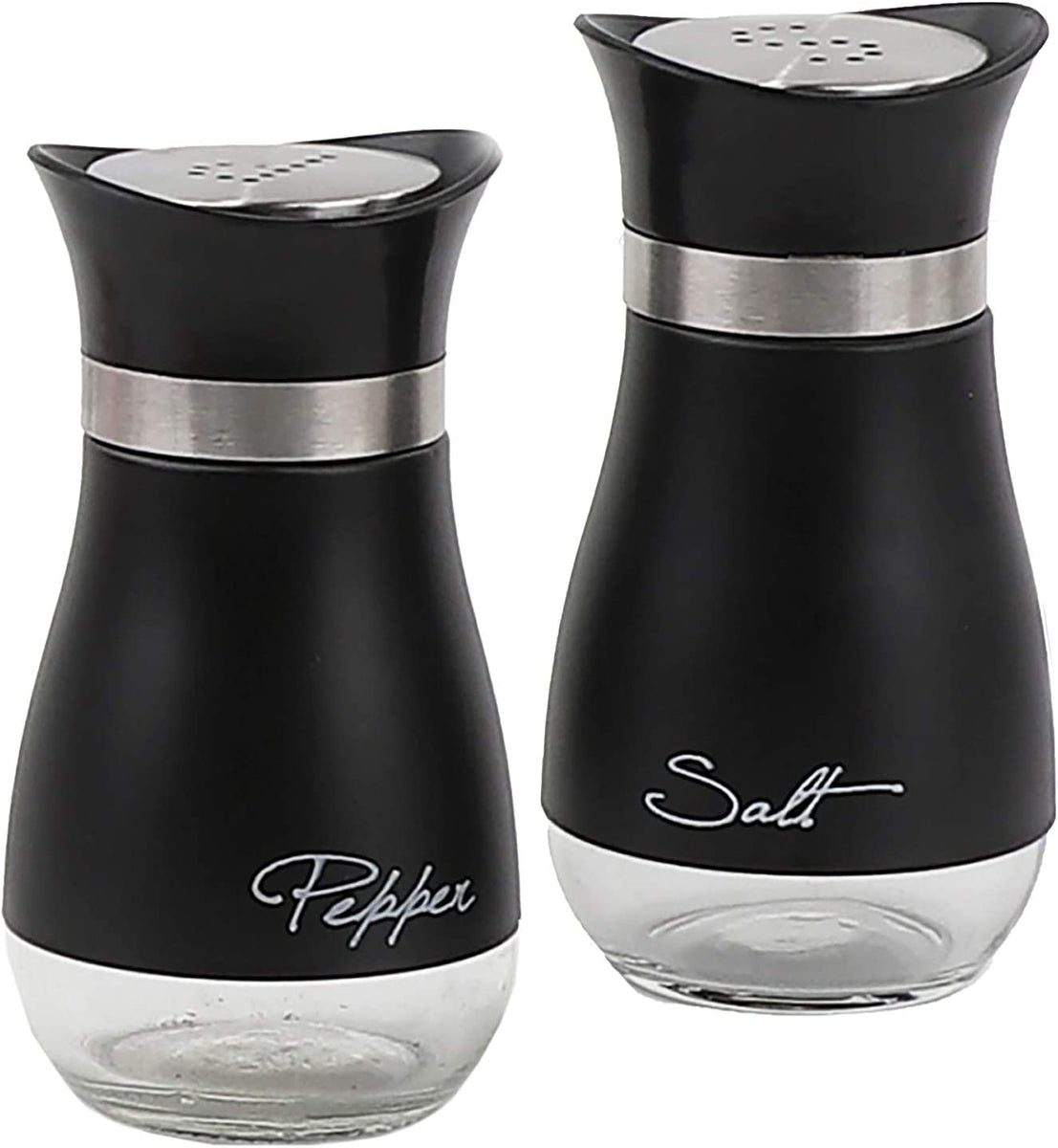 Best Black Salt & Pepper Shakers - Matte Black Salt & Pepper Shakers