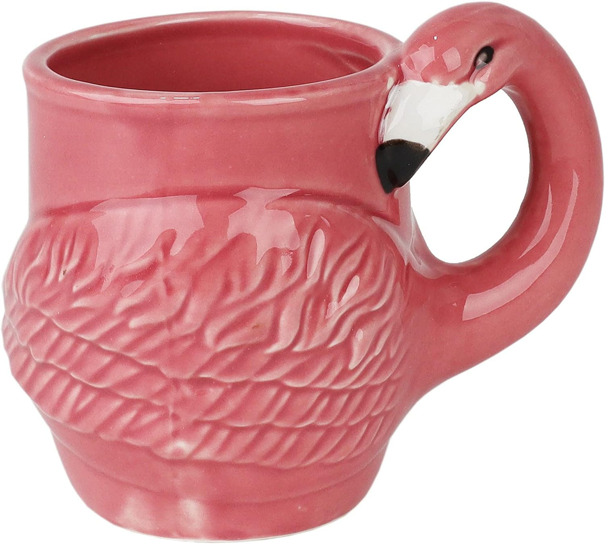 Small Flamingo Mug with Beak Handle