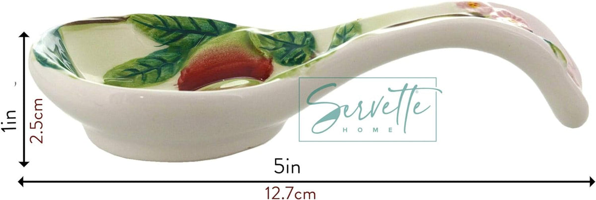 Mini Ceramic Apple Spoon Rest