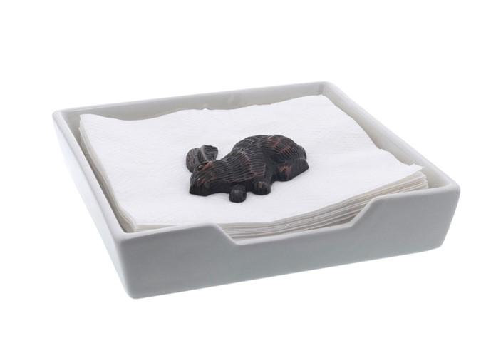 Bunny Rabbit Metal Napkin Weight
